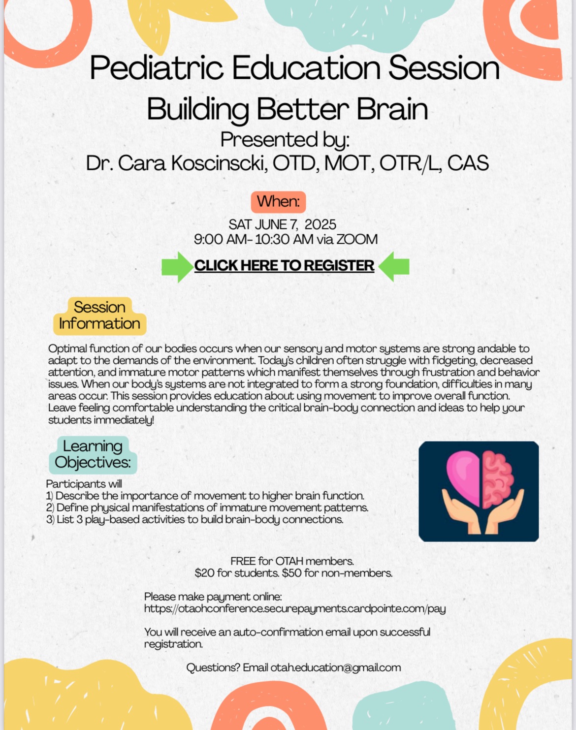 Continuing Education: Building a Better Brain | OT Association of Hawaii